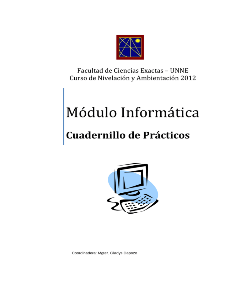 Módulo Informática - Facultad de Ciencias Exactas y Naturales y