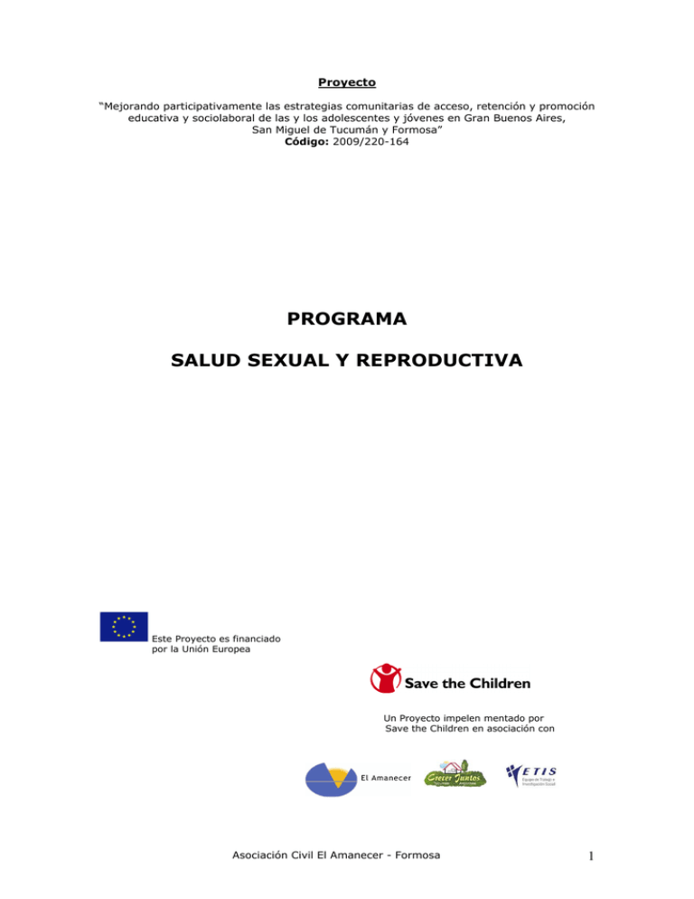 Programa Salud Sexual Y Reproductiva