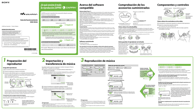 ¿En qué consiste el modo de reproducción ZAPPIN?