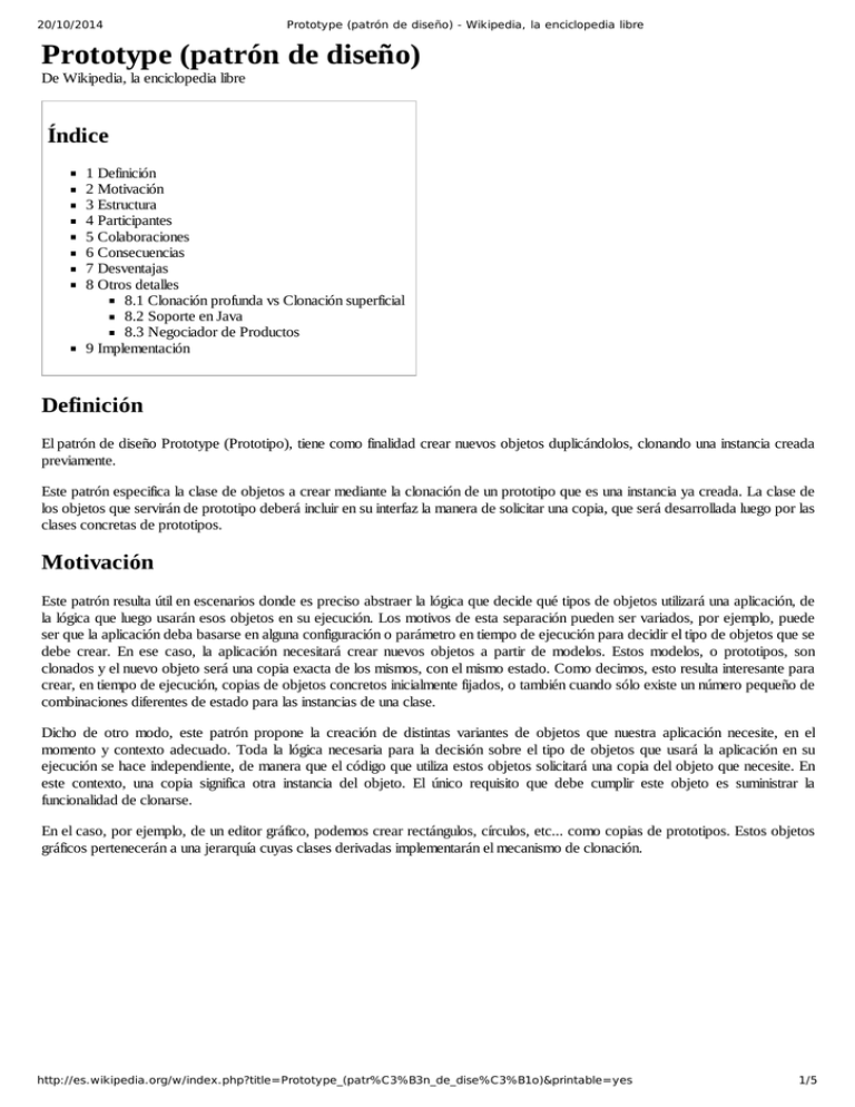 Prototype (patrón de diseño)