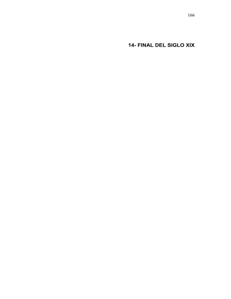 El final del siglo XIX