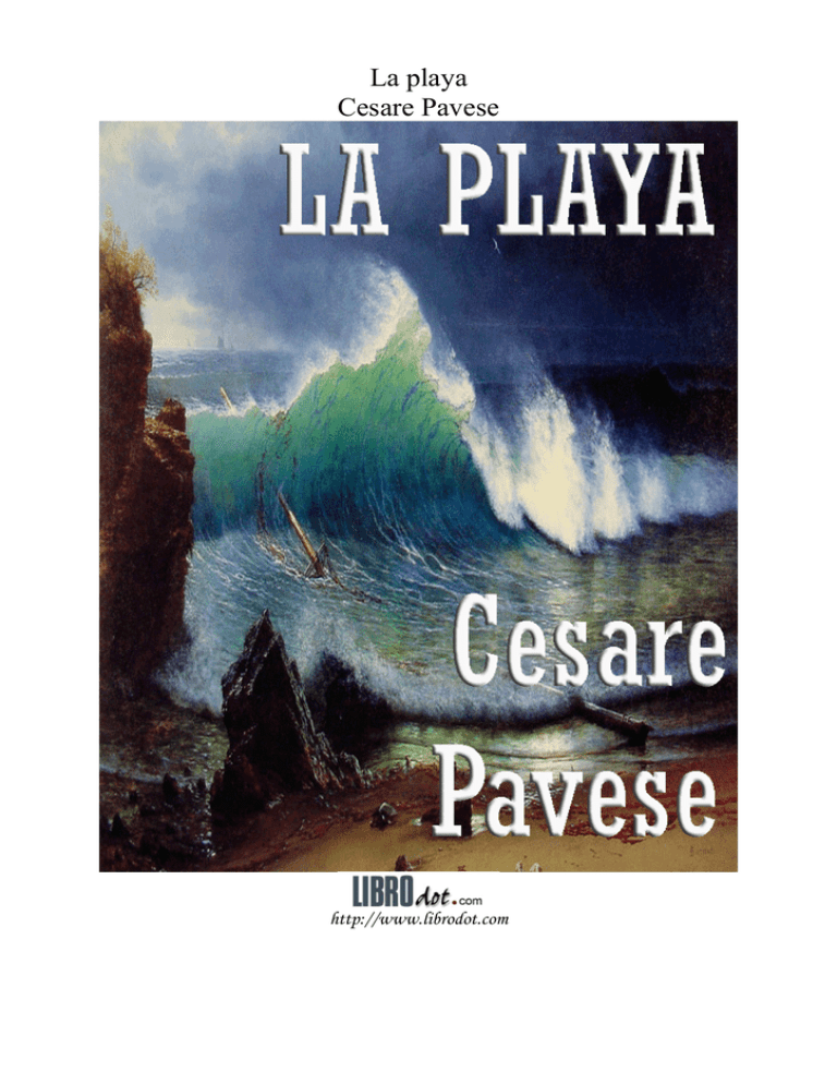 La playa Cesare Pavese