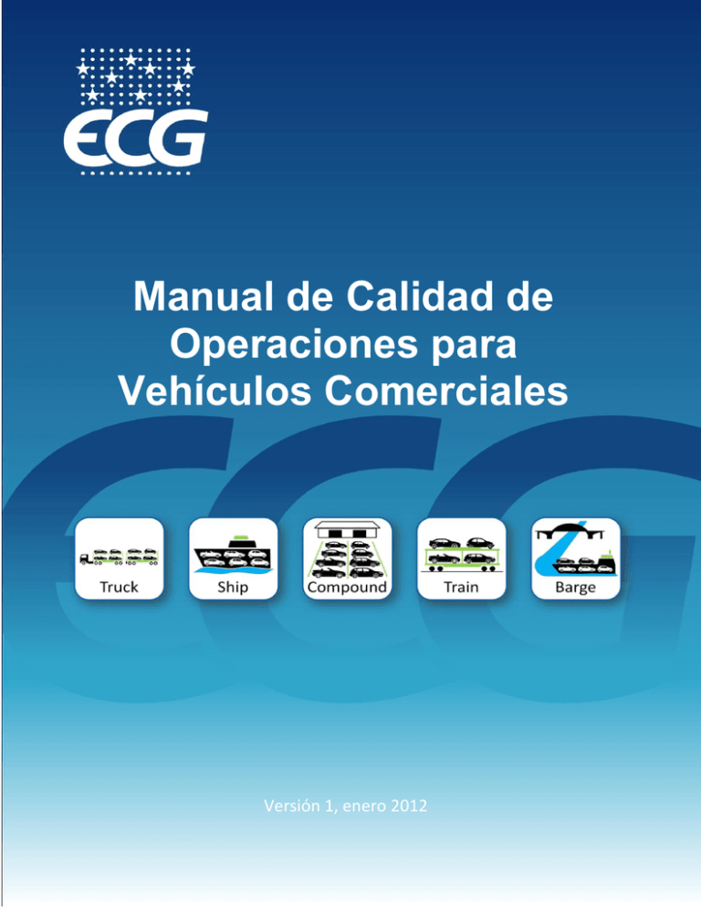 Manual de Calidad de Operaciones para Vehículos