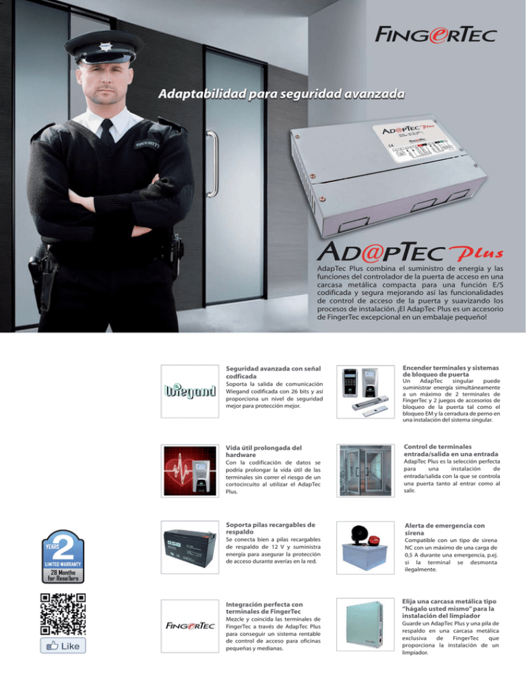 Adaptabilidad para seguridad avanzada