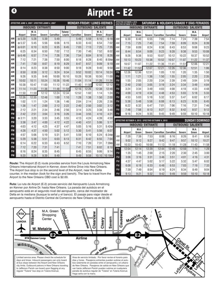 Airport - E2 - Jefferson Transit