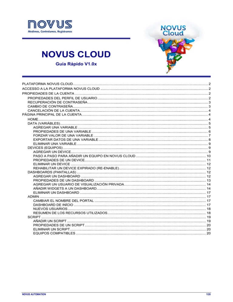 Novus Cloud - Español