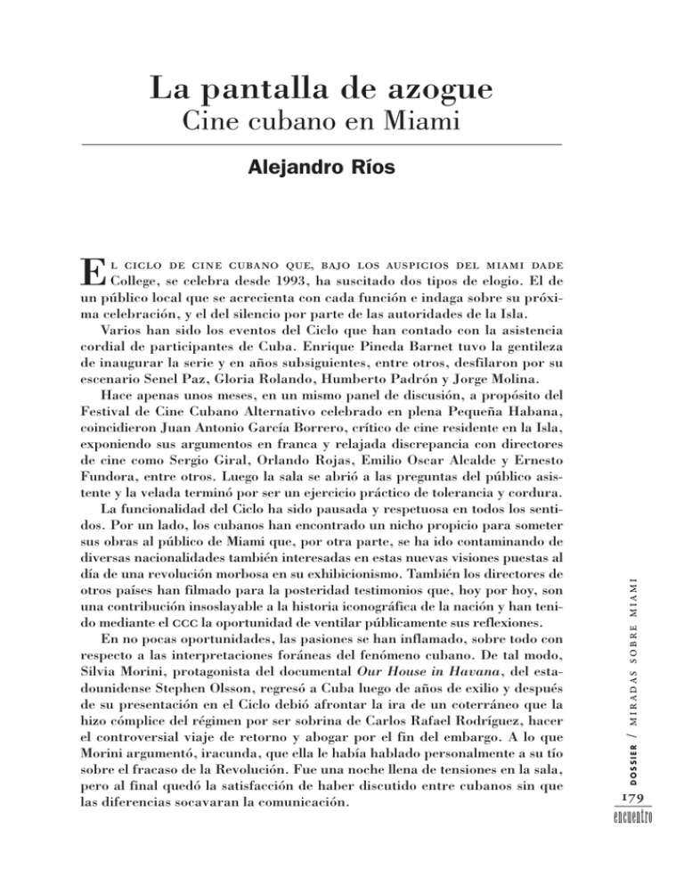 La pantalla de azogue