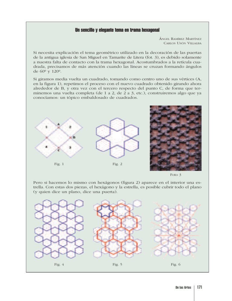 Un sencillo y elegante tema en trama hexagonal