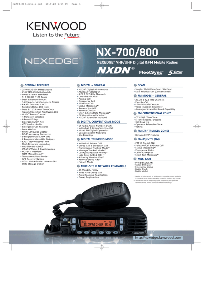 NX-700/800