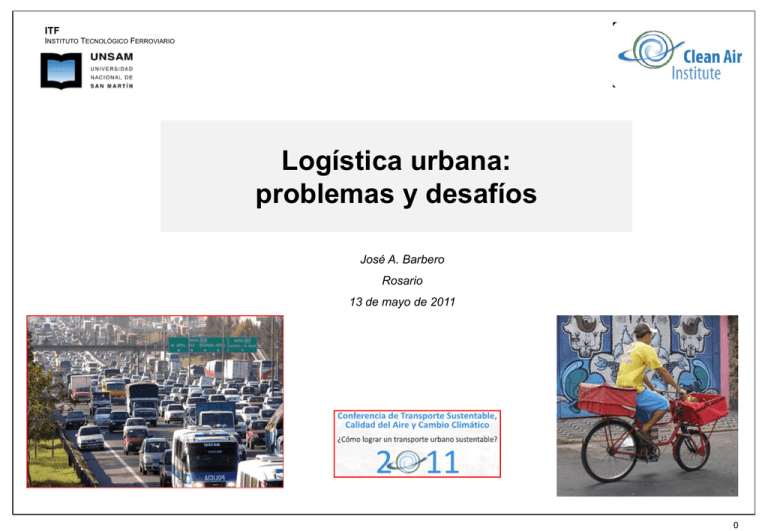 Logística urbana: problemas y desafíos