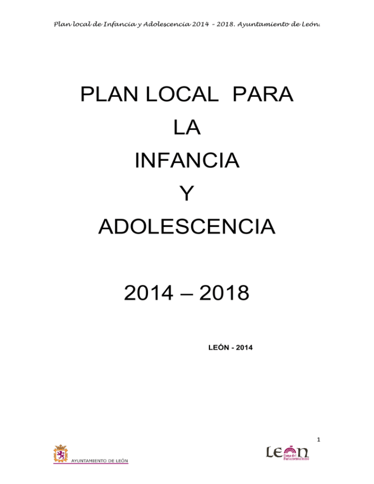 Plan Local para la Infancia y la adolescencia