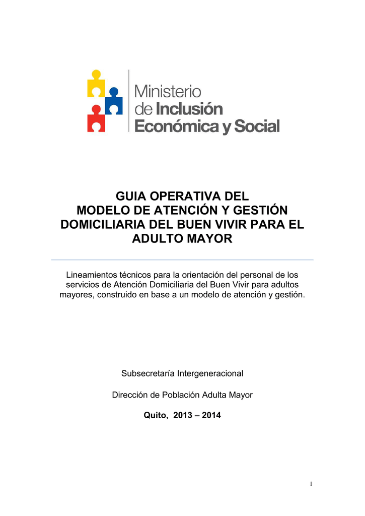 guia operativa del modelo de atención y gestión domiciliaria del