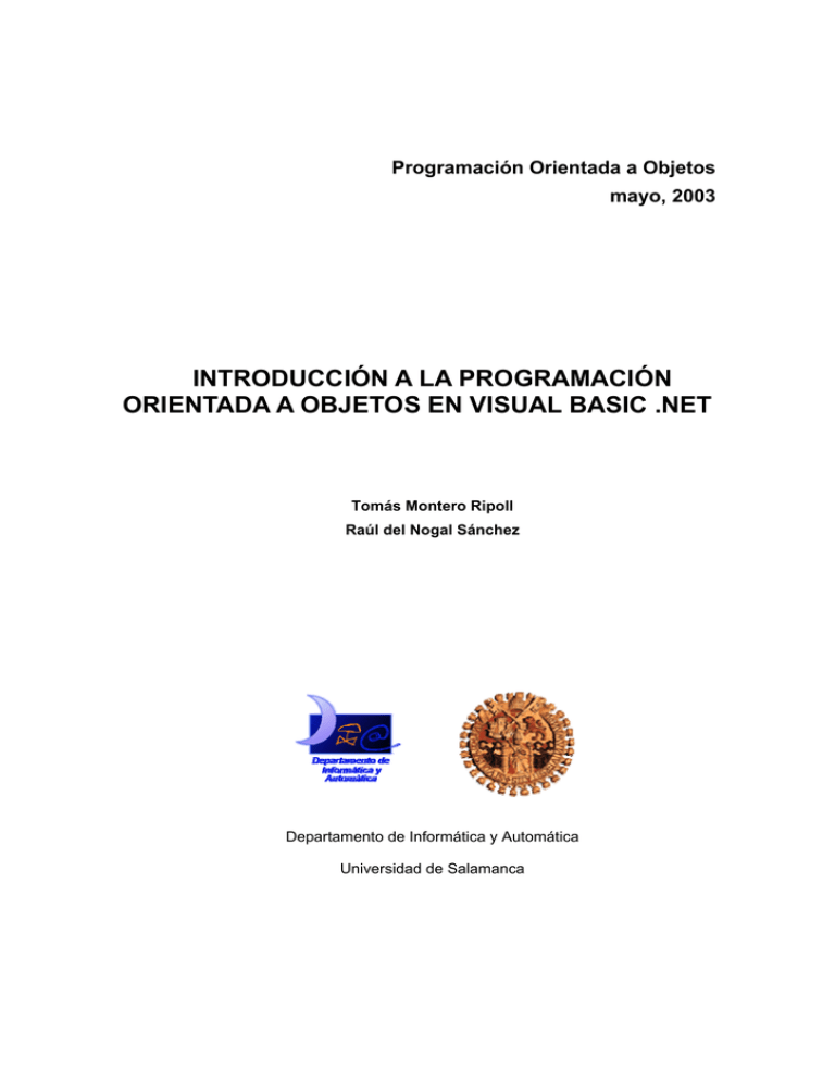 Programación Orientada a Objetos