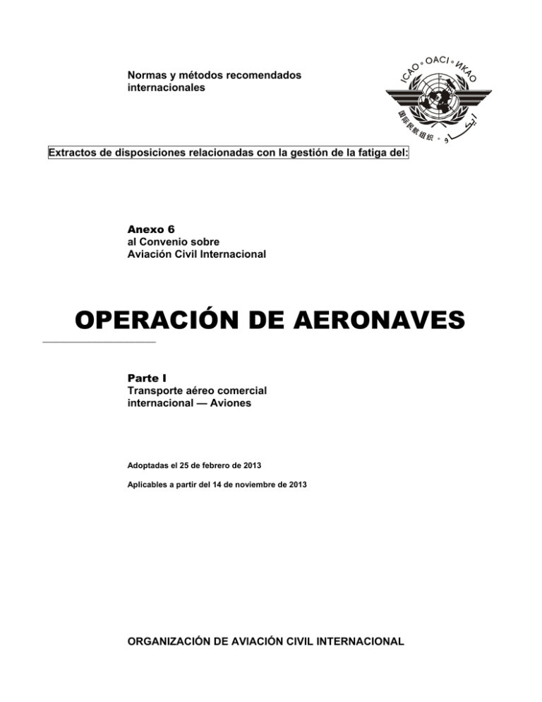 operación de aeronaves