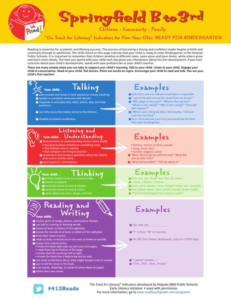 Springfield Bto3rd - Reading Success by 4th Grade