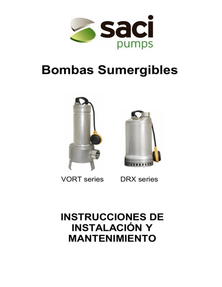 Manuales - Bombas Saci