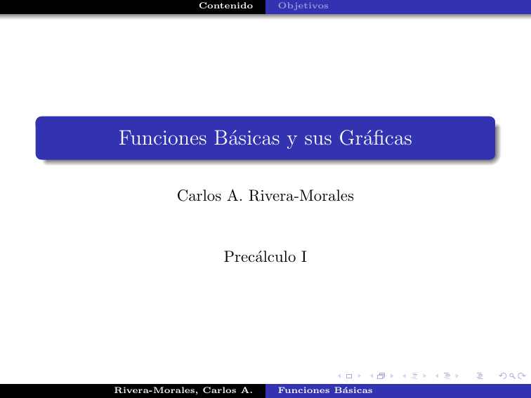 Funciones Básicas y sus Gráficas