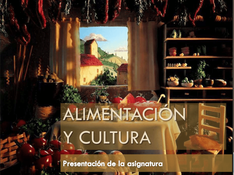 Alimentación y Cultura
