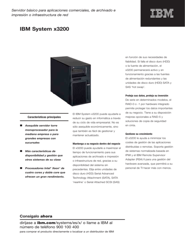 IBM System x3200