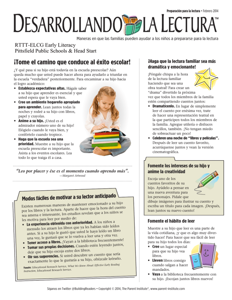 Desarrollando la Lectura (Reading Readiness Edition