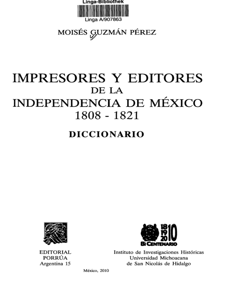 impresores y editores
