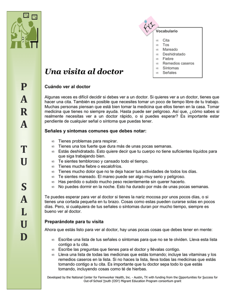 A Visit to the Doctor