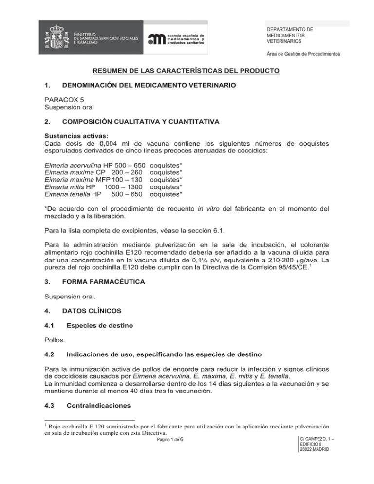 Paracox 5 - MSD Animal Health