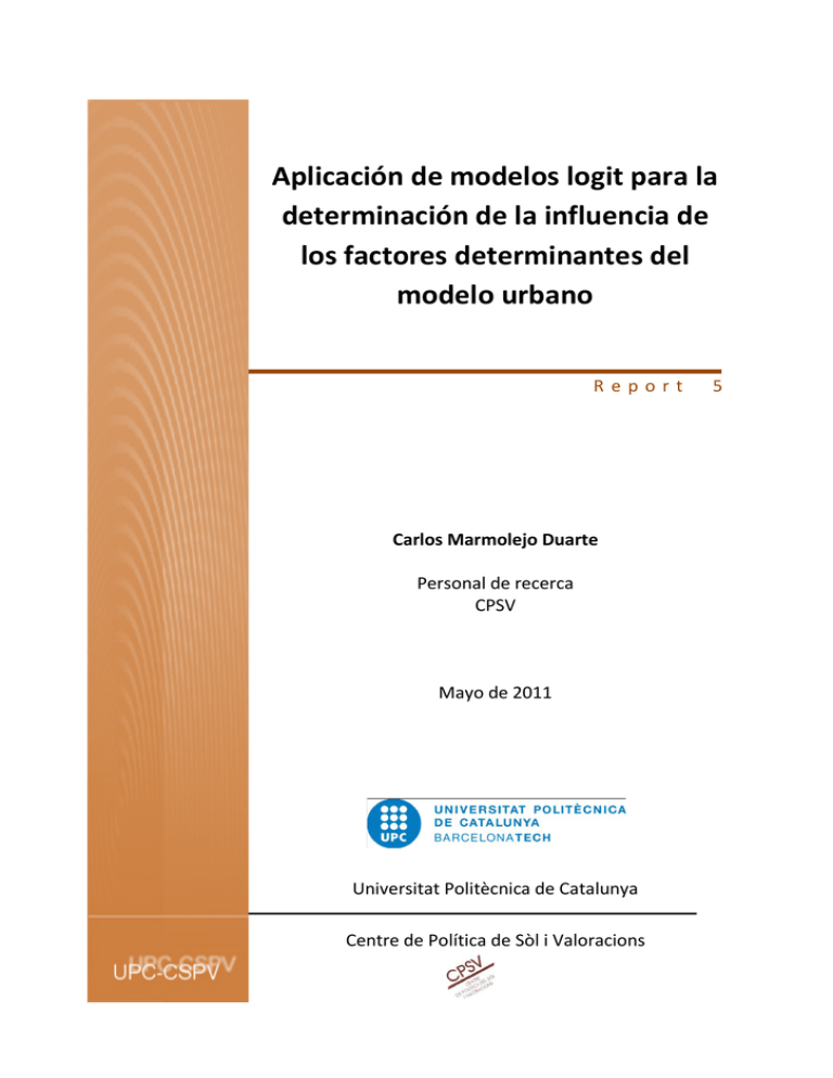 Aplicación de modelos logit para la determinación de la influencia