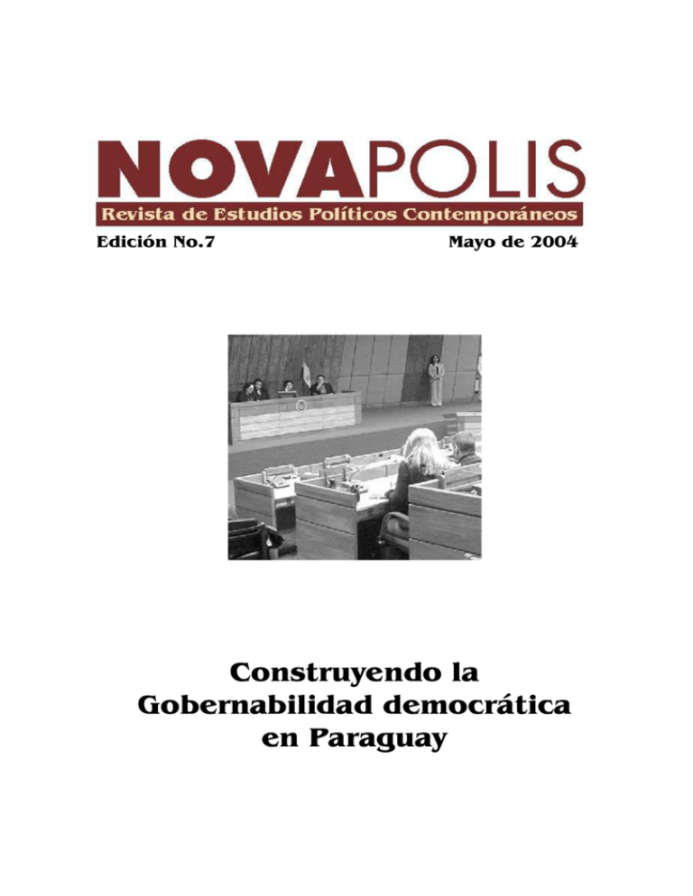 Construyendo la Gobernabilidad democrática en