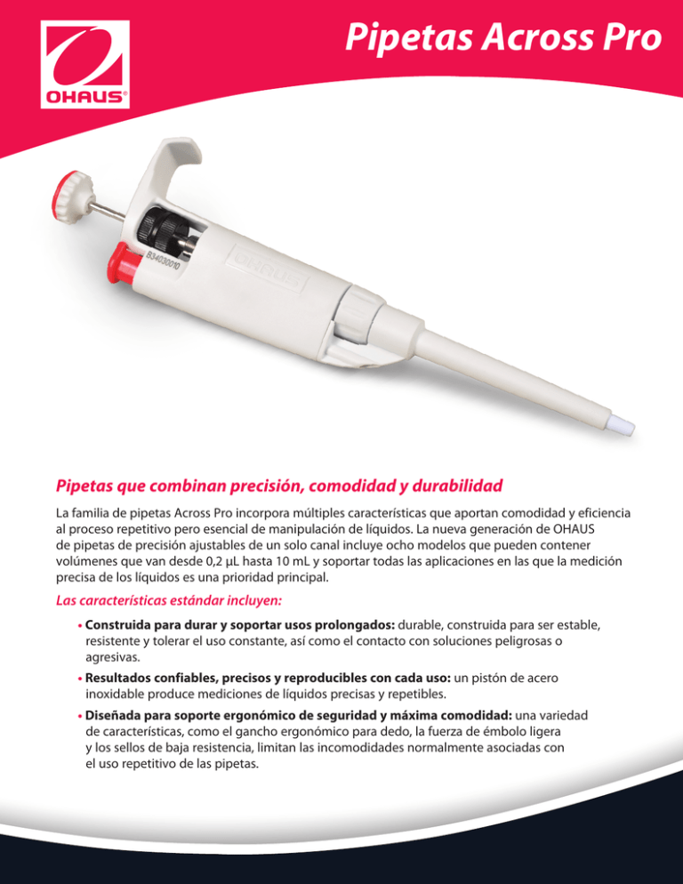 Pipetas Across Pro