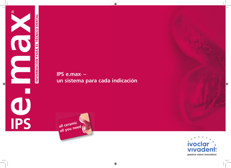 IPS e.max System Tecnico Dental