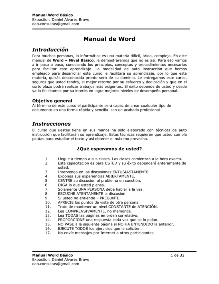 Manual de Word