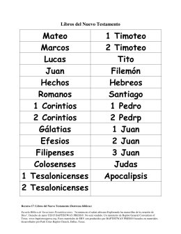 Abreviaturas de los libros de la Biblia