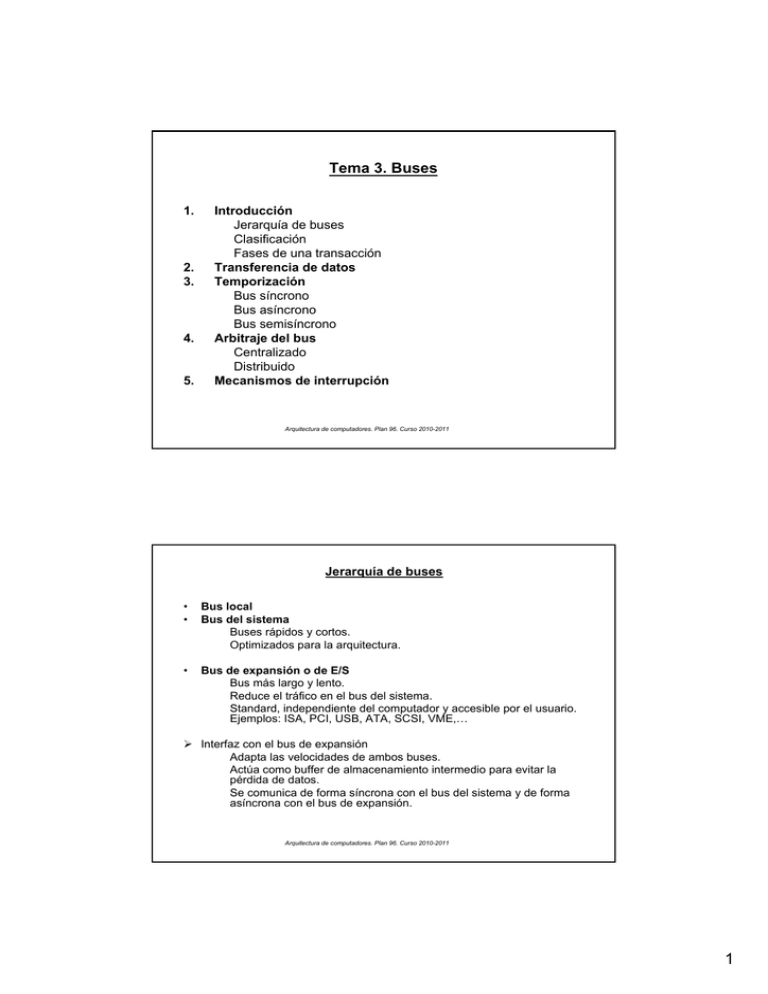 Tema 3. Buses