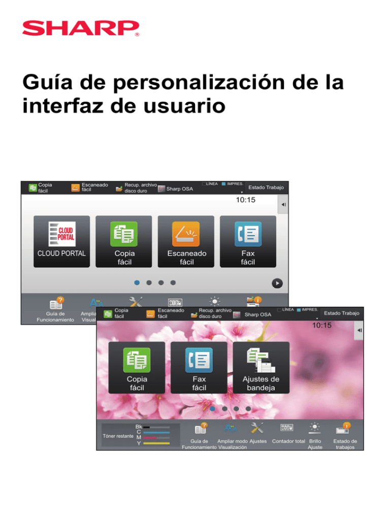 Guía de personalización de la interfaz de usuario