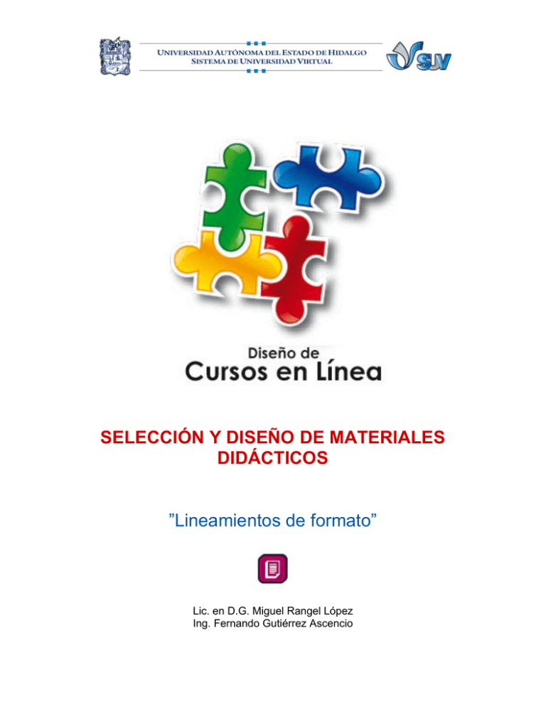 Lineamientos de formato