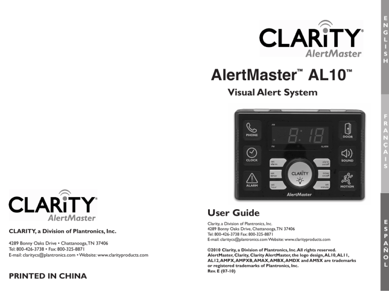 AlertMaster AL10 - Clarity Products