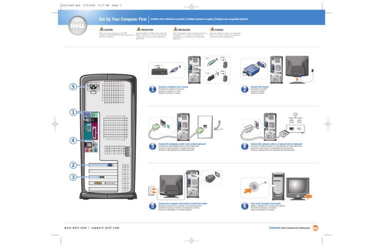 Set Up Your Computer First