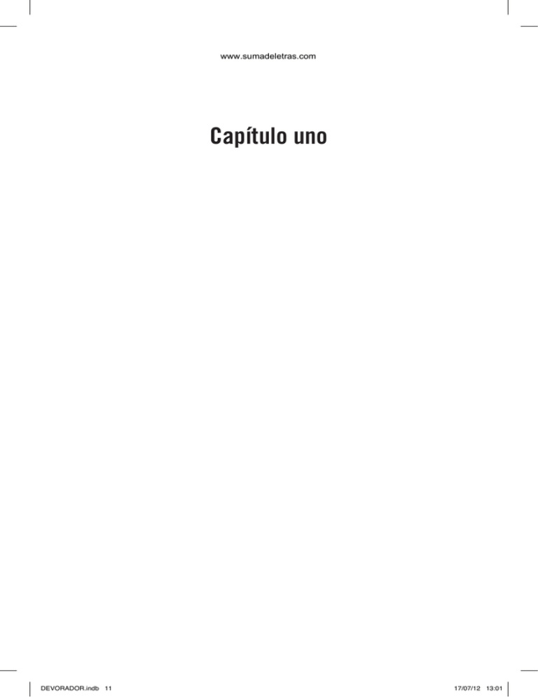 Capítulo uno