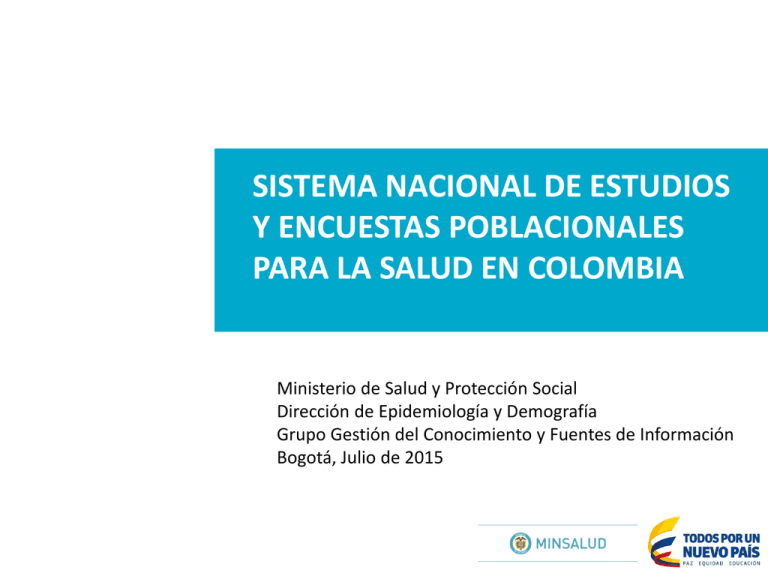 Presentación De Powerpoint Ministerio De Salud Y Protección Social