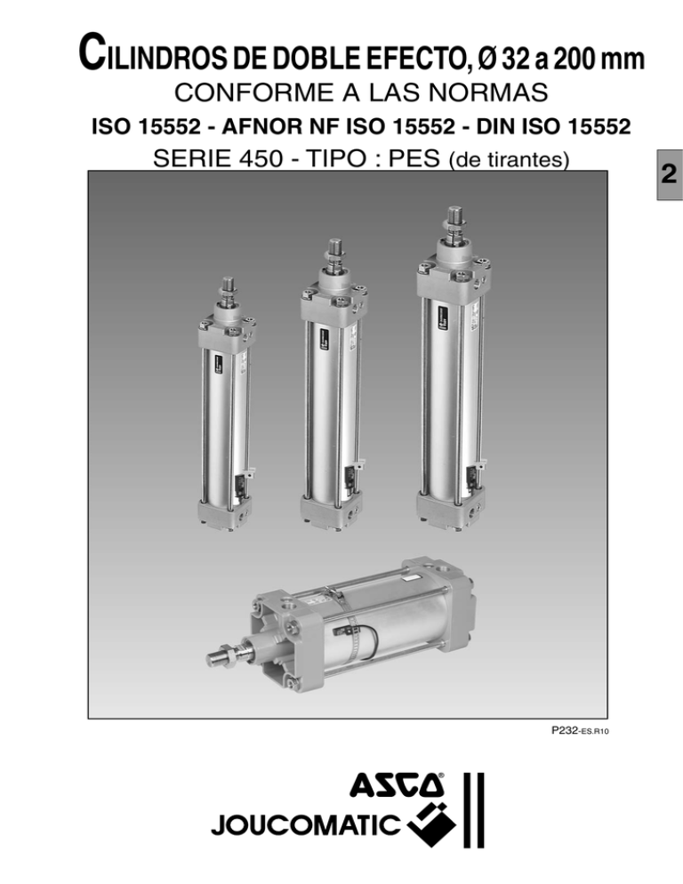 CILINDROS DE DOBLE EFECTO, Ø 32 a 200 mm - main