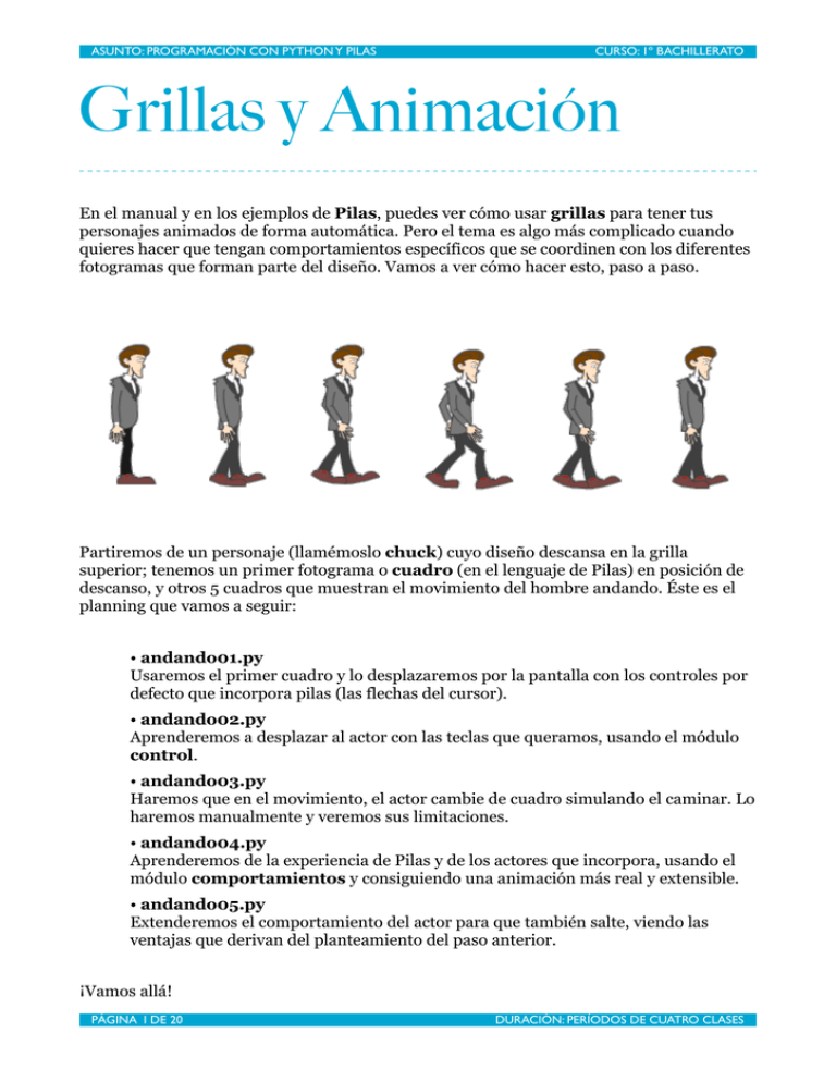 Grillas y Animación