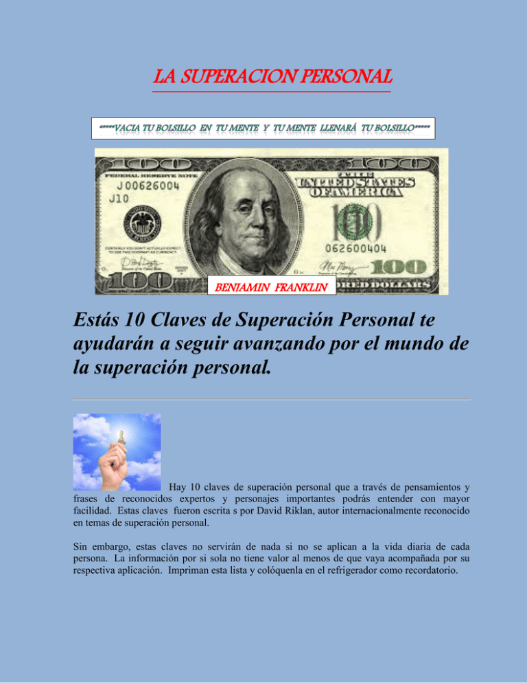 La Superacion Personal
