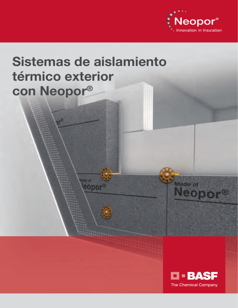 Sistemas de aislamiento térmico exterior con Neopor