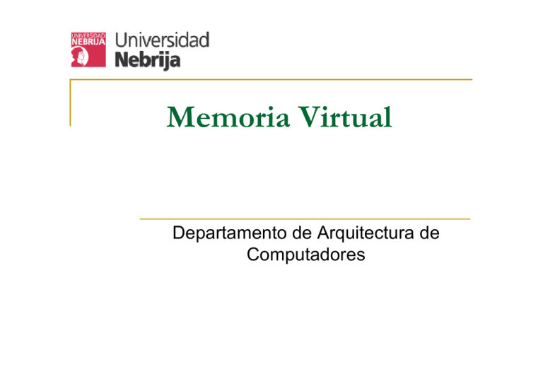 Memoria Virtual