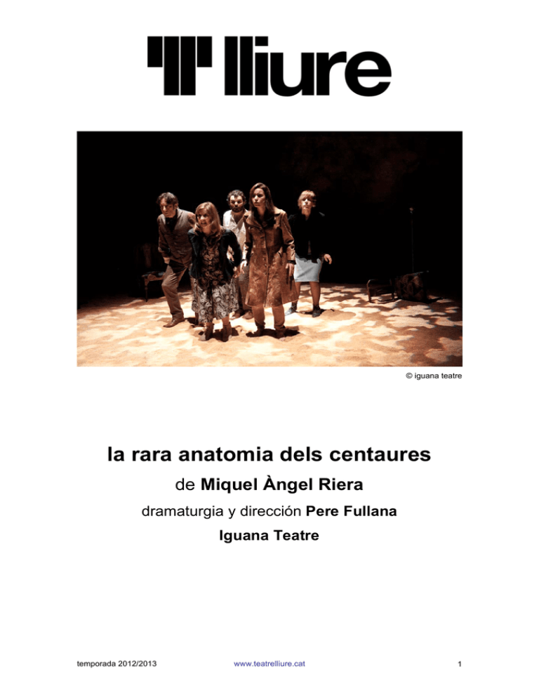 la rara anatomia dels centaures