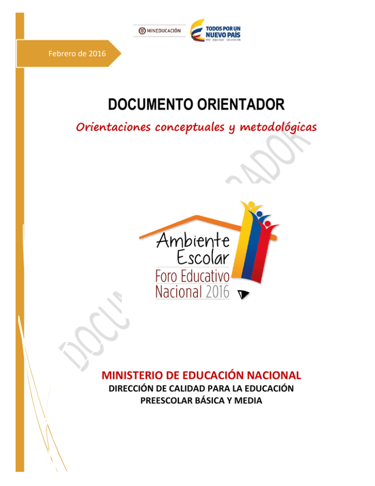 documento foro 2016 ambiente escolar