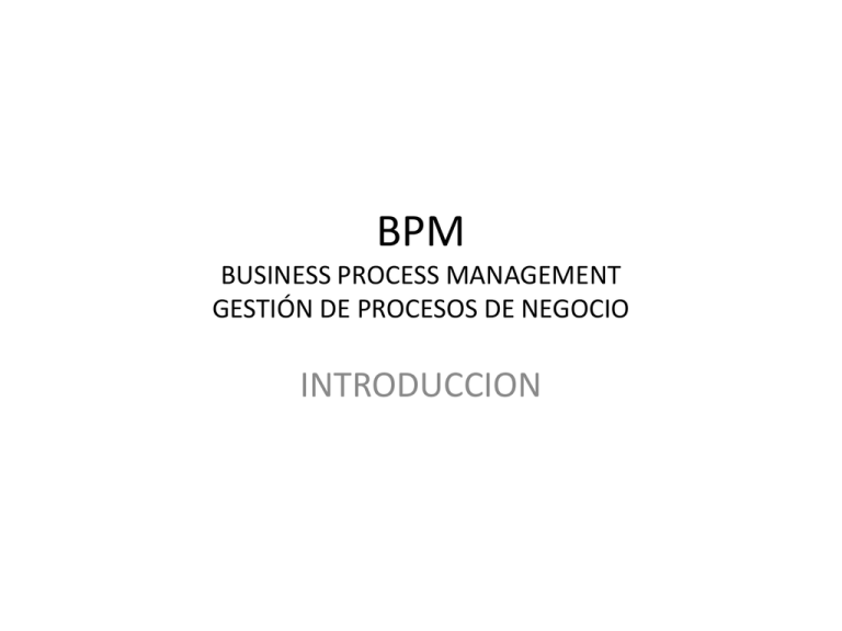 proceso de negocio