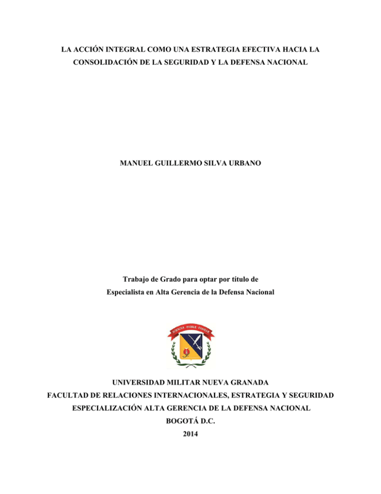 la acción integral como una estrategia efectiva hacia la