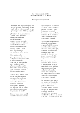 Monólogos de La vida es sueño